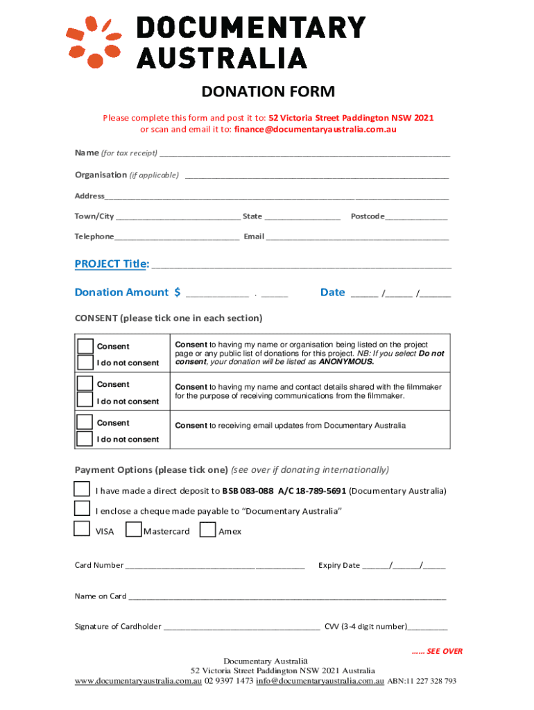 Fillable Online Donations and the GST - Help Sheet - ourcommunity.com.au Fax Email Print - pdfFiller