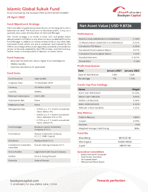 Fillable Online Islamic Global Sukuk Fund Fax Email Print - pdfFiller