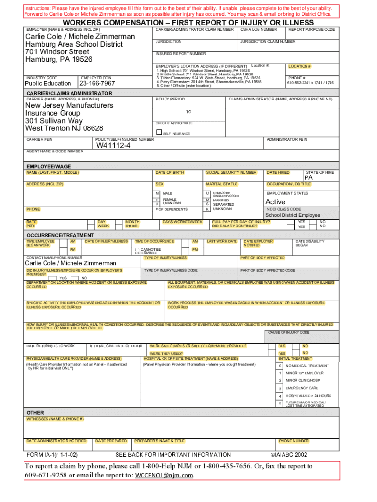 Fillable Online Functional Abilities Form - Disability Management ...