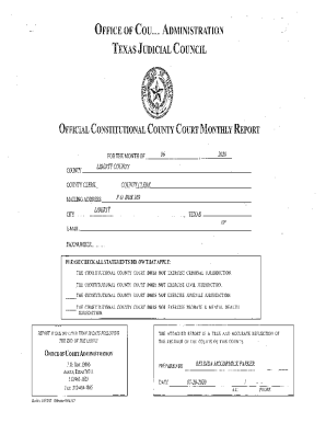 Fillable Online Follow-up Review of Liberty County's Indigent Defense Systems Fax Email Print ...