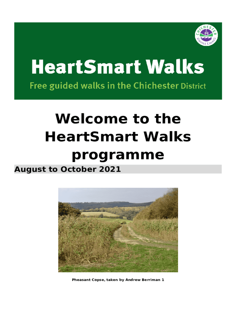 HeartSmart walk programme - Chichester District Council Doc Template ...