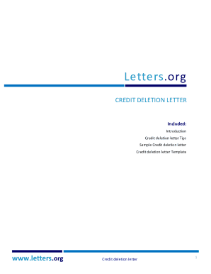 Fillable Online SAMPLE LETTER: Credit report dispute Fax Email Print ...
