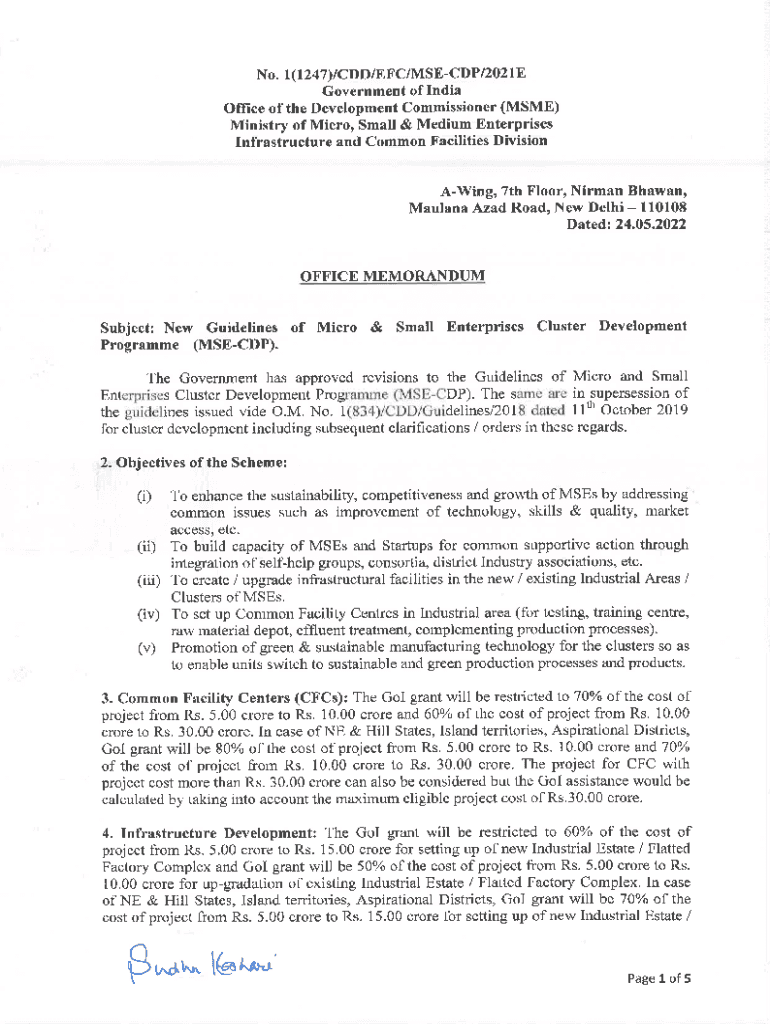 Fillable Online State Cluster Development Policy Road map Fax Email Print - pdfFiller