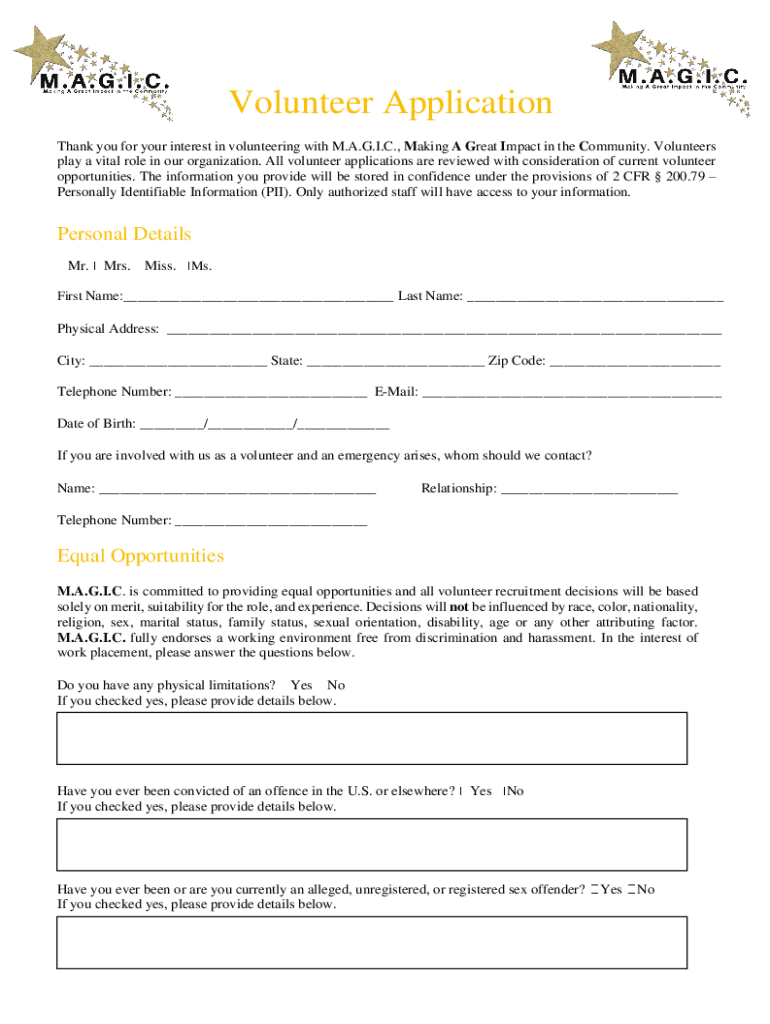 Fillable Online 25 Ways to Volunteer in Your Community Fax Email Print ...