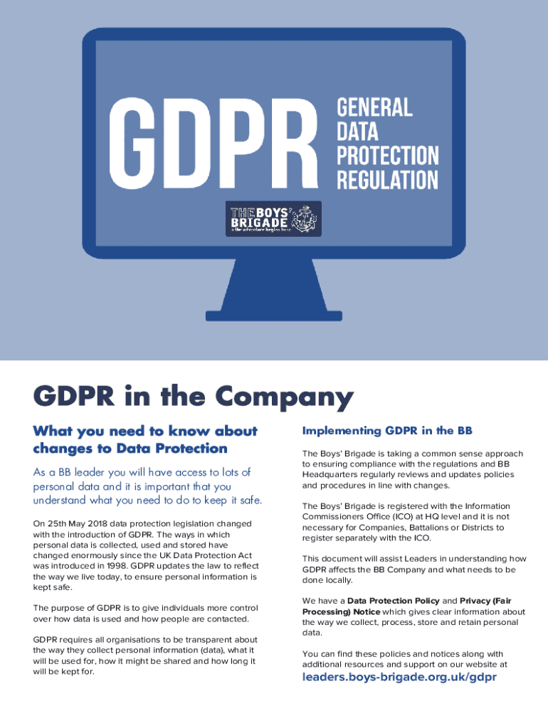 Fillable Online 11 things you must do now for GDPR compliance - Cloud ...