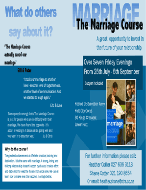 Fillable Online Why Run The Marriage Course by Alpha Global - Issuu Fax ...