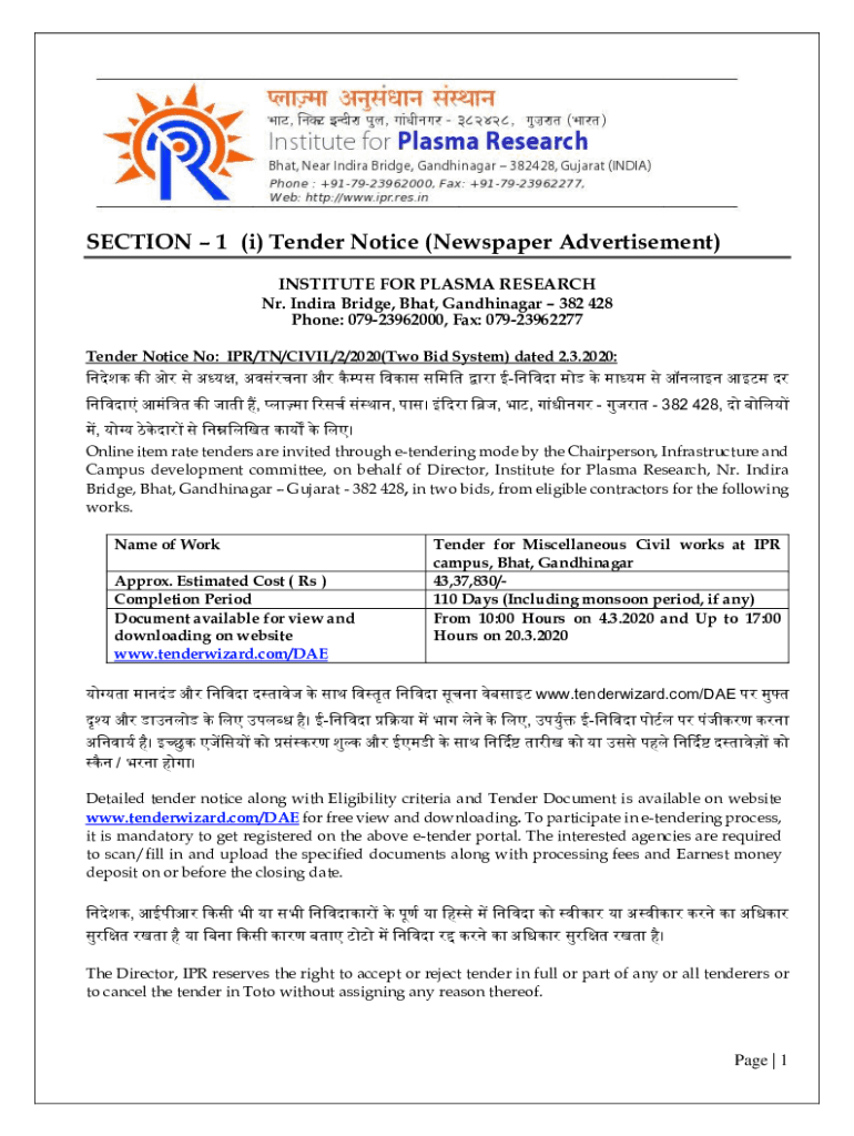 Fillable Online Part-II : Technical Bid Fax Email Print - pdfFiller