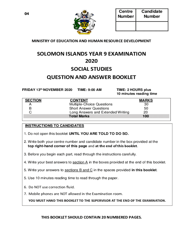 Fillable Online Social-Studies-Year-9-Book-1.pdf Fax Email Print ...