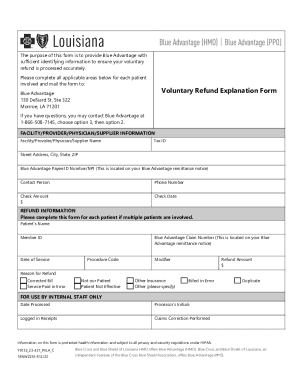 Fillable Online Overpayment Refund Form - CGS Medicare Fax Email Print - pdfFiller