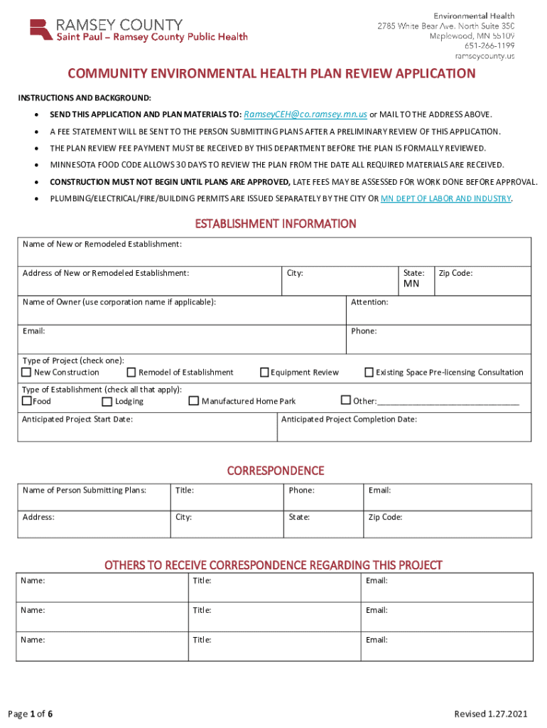 Fillable Online Plan Review Food, Pools, and Lodging Services (FPLS) Fax Email Print - pdfFiller