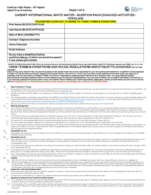 Fillable Online Facing my fears on the CoedLan high ropes at St Fagans ...