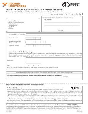 Fillable Online Direct Debit payment form Fax Email Print - pdfFiller