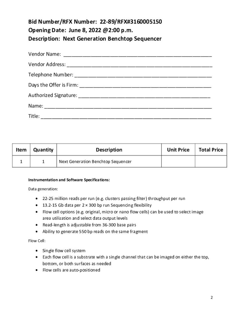 Fillable Online INVITATION FOR BIDS OFFICE LEASES Procurement Number ...