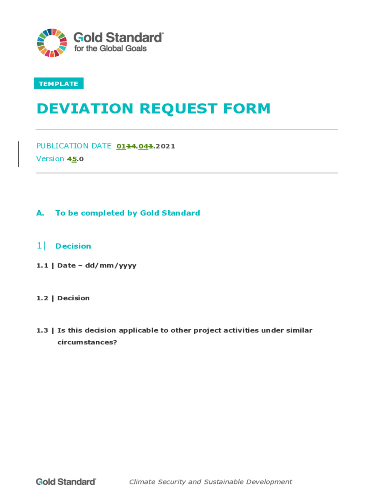 Fillable Online T-V4.1-TC-Deviation-Request-Form Fax Email Print ...