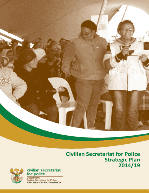 Fillable Online Strategic Plan - Civilian Secretariat for Police ...