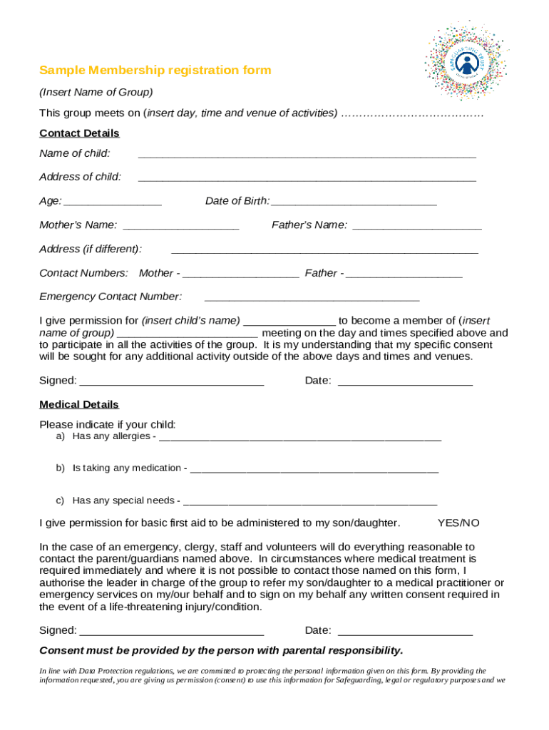 ADVENTURER REGISTRATION - Gulf States Conference Doc Template | pdfFiller