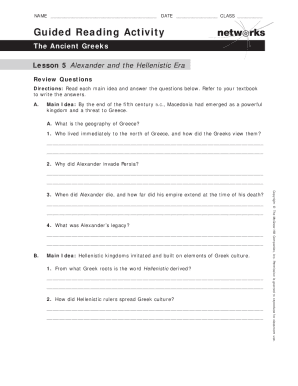 Fillable Online DO NOT WRITE ON TEST PAPER*** Part I Chapter 5 ...