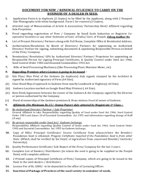 Fillable Online Seed License Request - Department of Agriculture Fax ...