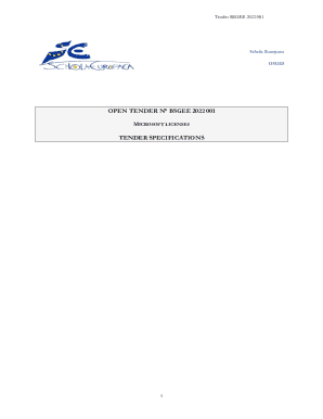 Fillable Online Tender and Award Details Fax Email Print - pdfFiller