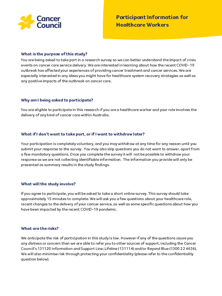 Fillable Online Participant information sheet for the survey - NCBI ...