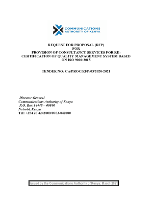 Fillable Online request for proposals (rfp) - The National Treasury Fax ...
