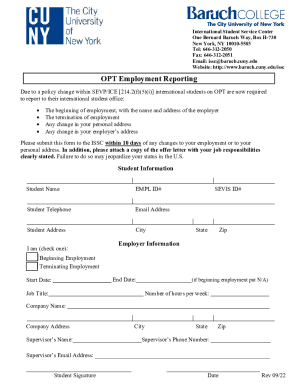 Fillable Online optional practical training stem extension checklist Fax Email Print - pdfFiller