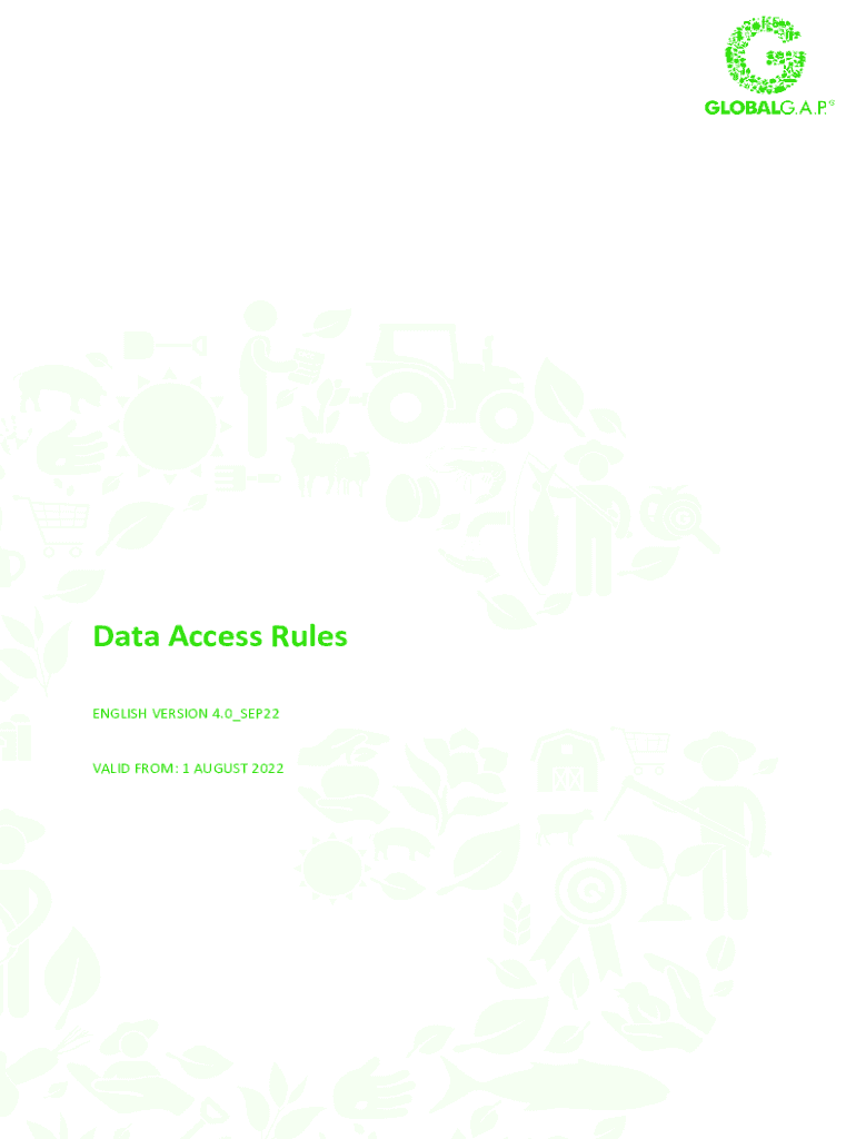 Fillable Online Data Access Rules Fax Email Print - pdfFiller