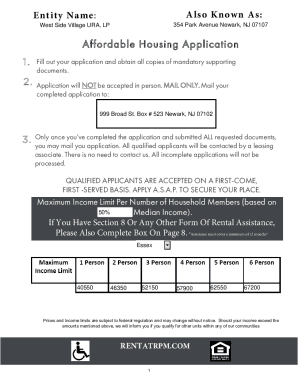 Fillable Online Checklist before Taking Possession of Your New ...