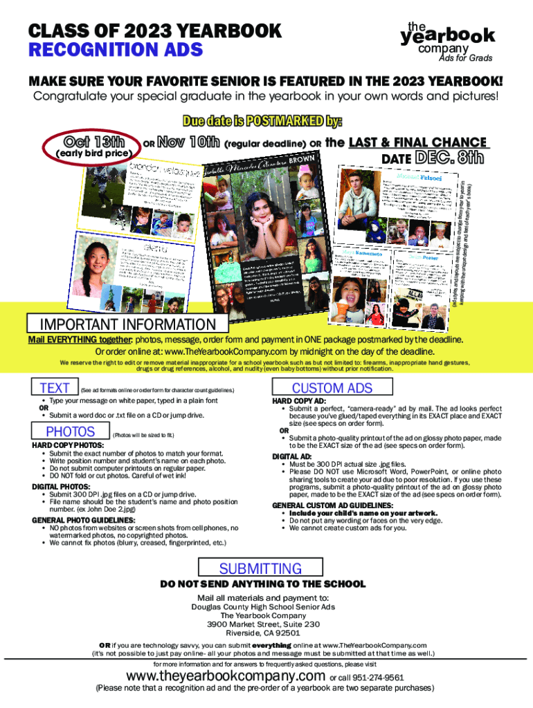 Fillable Online RECOGNITION ADS Fax Email Print - pdfFiller