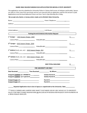 Fillable Online Farmingdale State College: Campus Police - Parking ...