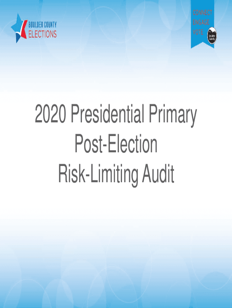 Fillable Online Risk-Limiting Audit Report - Virginia Department of ...