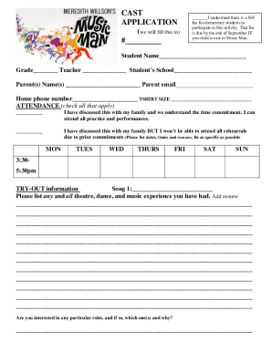 Fillable Online Online Application Form - Cast-a-way Fax Email Print ...