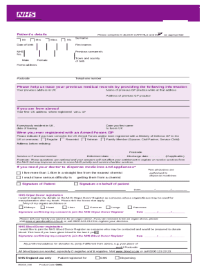 GMS1: Family doctor services registration - City Health Practice Doc ...