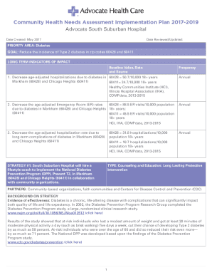 Fillable Online community-health-needs-assessment-implementation ...