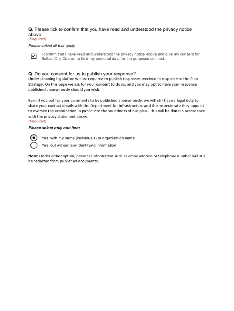 Fillable Online Stage 3: D) Draft Plan Strategy Public Inspection of Counter ... Fax Email Print ...