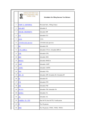 Fillable Online Click on the sheets below Schedules for filing Income ...