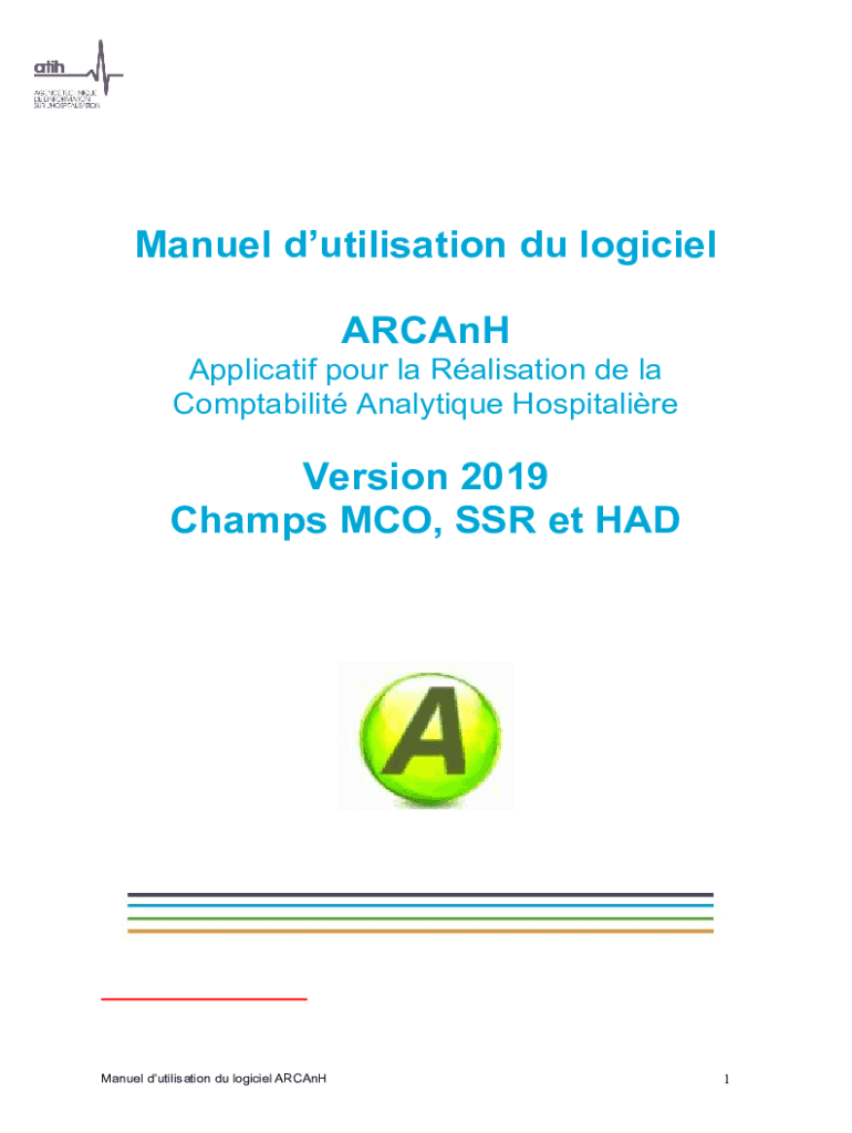 Fillable Online Manuel d utilisation du logiciel. ARCAnH Applicatif pour la ... Fax Email Print ...