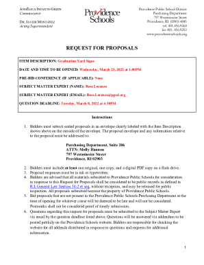 Fillable Online Hope High School / Homepage - Providence Public Schools ...