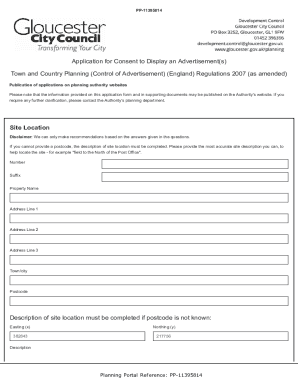 Fillable Online Advertisement consent - Planning Aid Fax Email Print ...