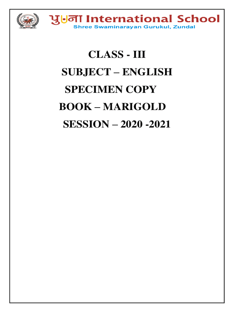 Fillable Online CBSE Sample Papers Class 3 English PDF Solutions ...