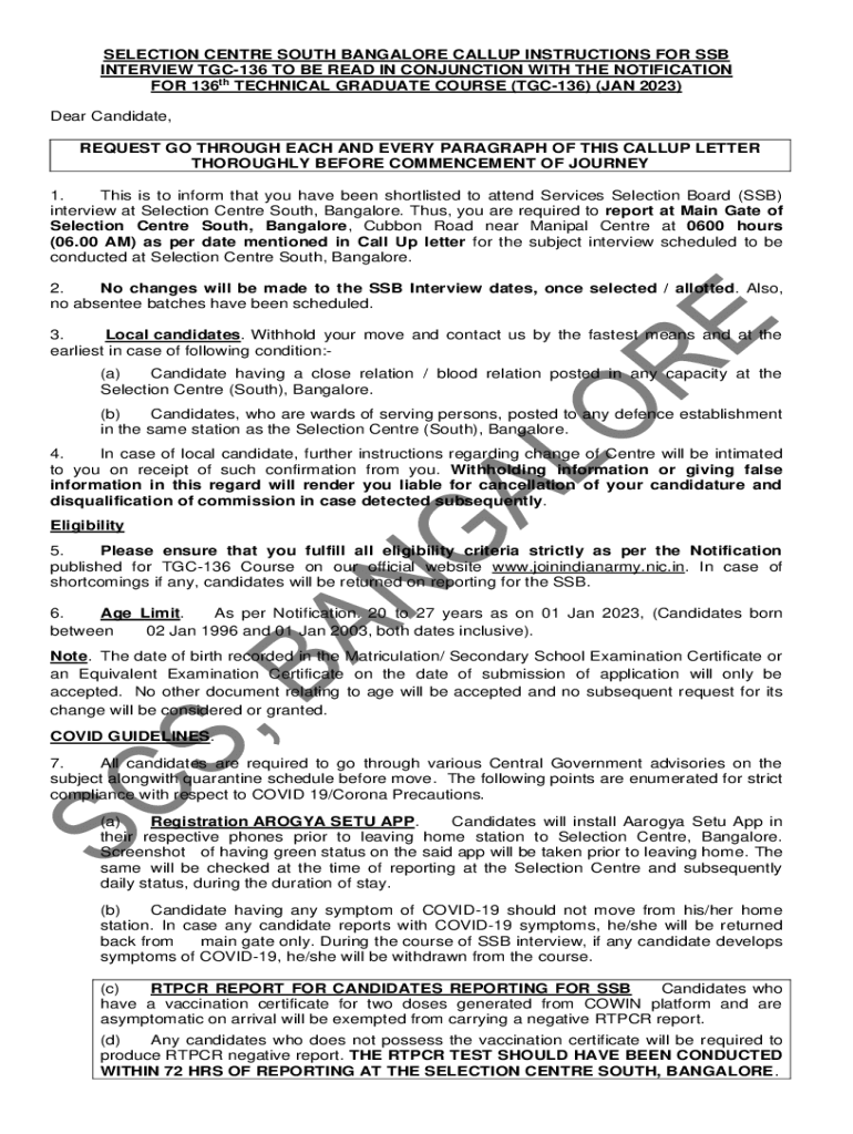 Fillable Online Indian Army TGC 136: Application deadline for 40 posts ...