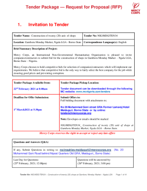 Fillable Online What's the difference between an EOI, RFP, RFT and RFQ ...