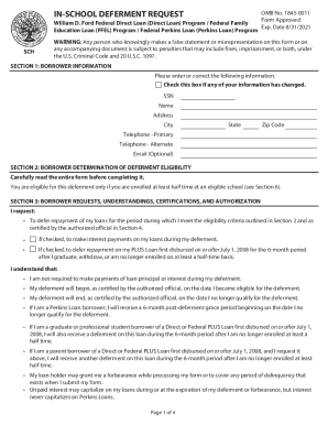 Fillable Online In-School Deferment Request - ECSI Fax Email Print ...