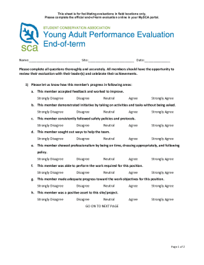 Fillable Online Facilitator Evaluation Form Template - Jotform Fax ...