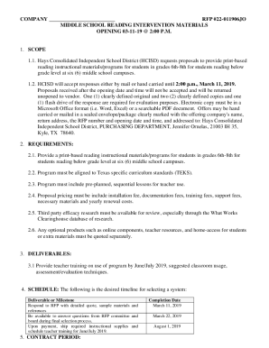 Fillable Online RFP Meaning: What is a Request for Proposal? - RFP360 ...