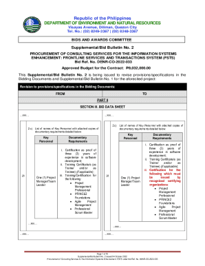 Fillable Online Republic of the Philippines - DENR Fax Email Print - pdfFiller