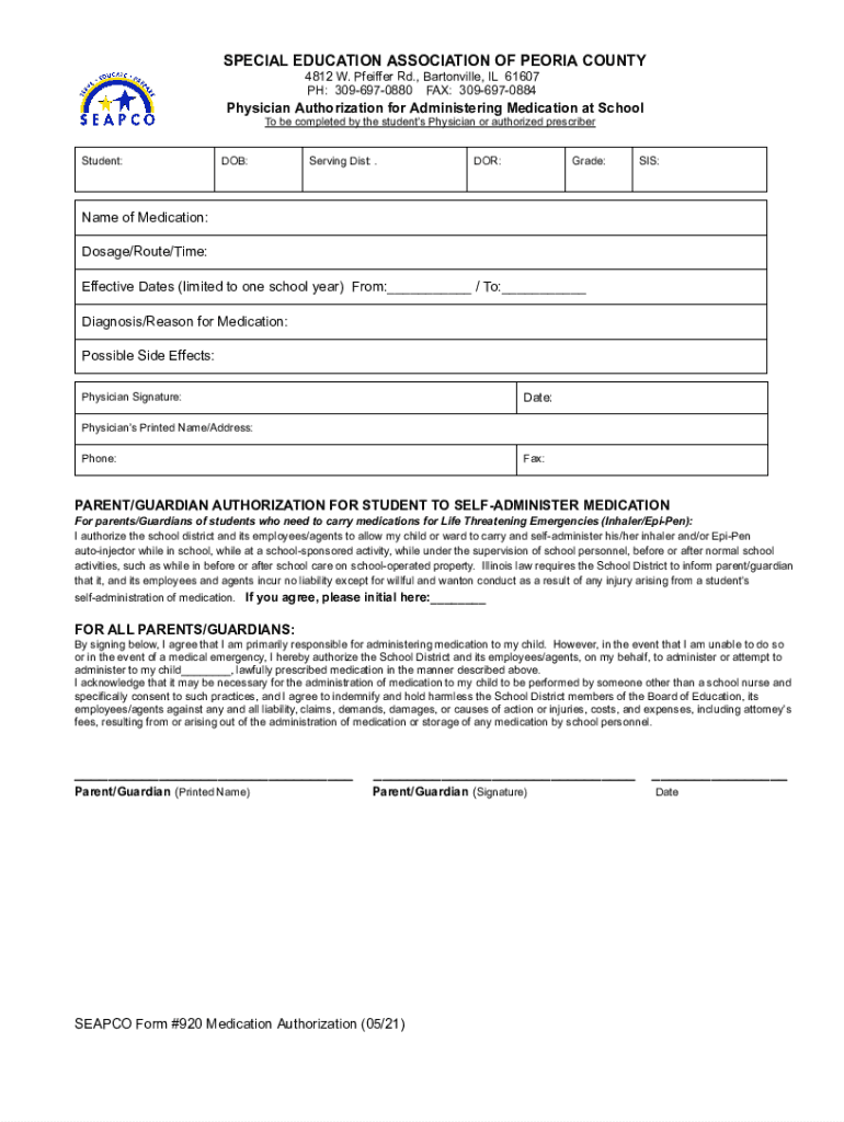 Fillable Online Physician Authorization To Perform A Procedure At ...