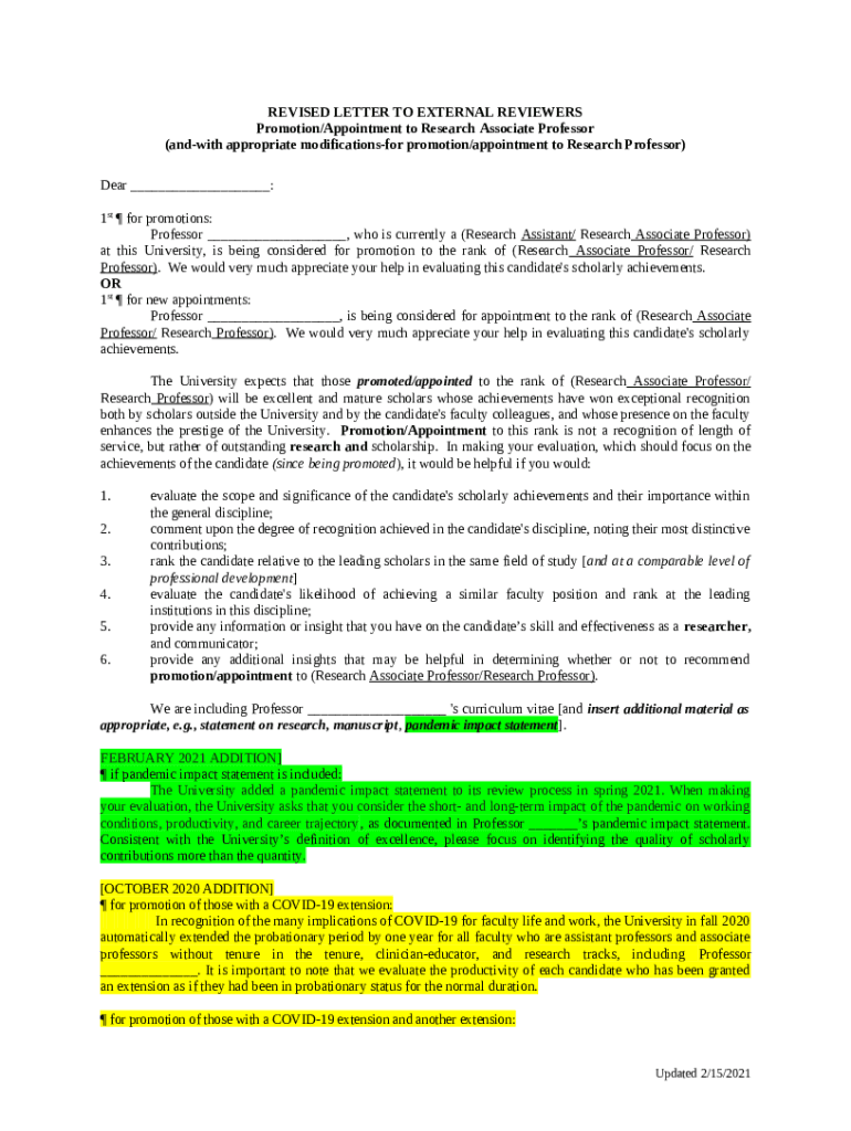 revised letter to external reviewers - University of Pennsylvania Doc ...
