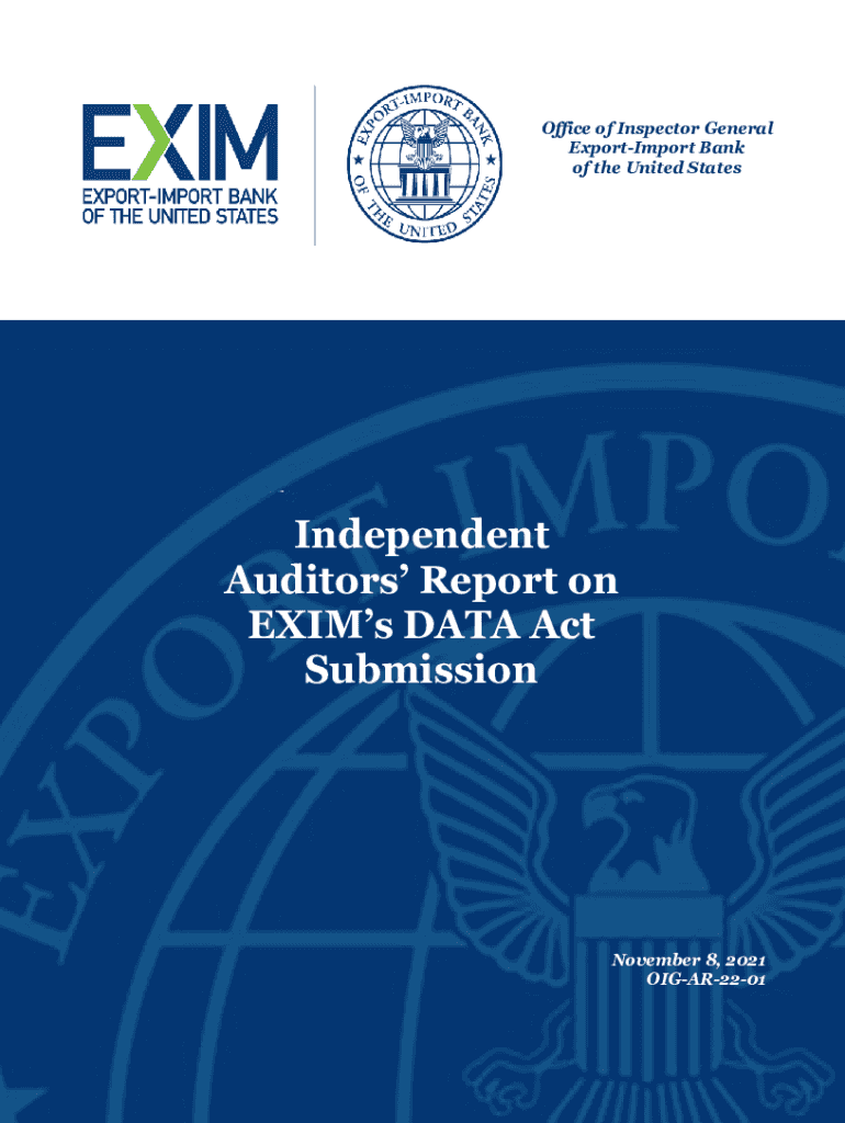 Fillable Online Audit of Export-Import Bank of the United States ...