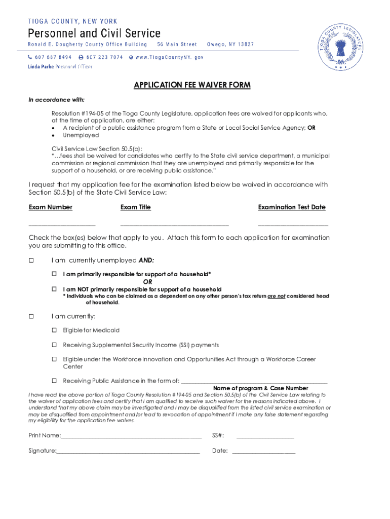 Fillable Online Fee Waiver RequestBC Civil Resolution Tribunal Fax ...